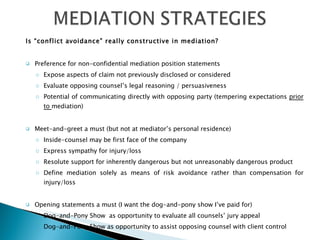Practical Approaches to Mediation: An Inside Counsel\'s Perspective ...