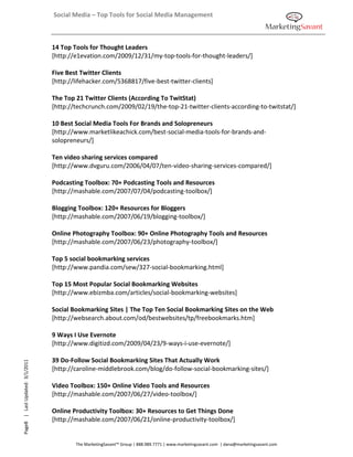 Practical Media Tools | PDF