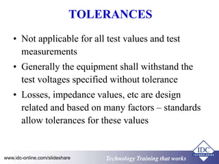 Practical Medium and High voltage Testing of Electrical Equipment for ...