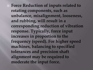 Practical methods for vibration control of industrial equipment | PPT