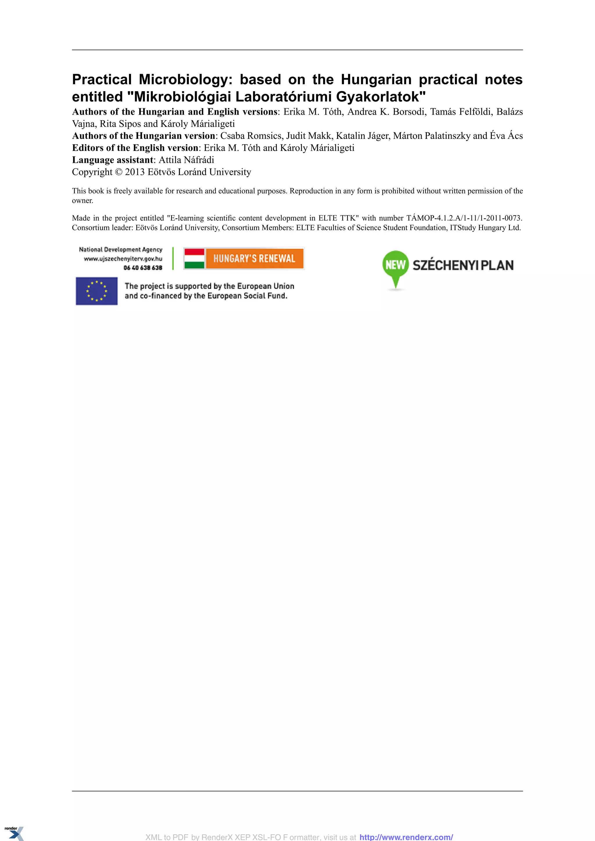 Practical microbiology | PDF