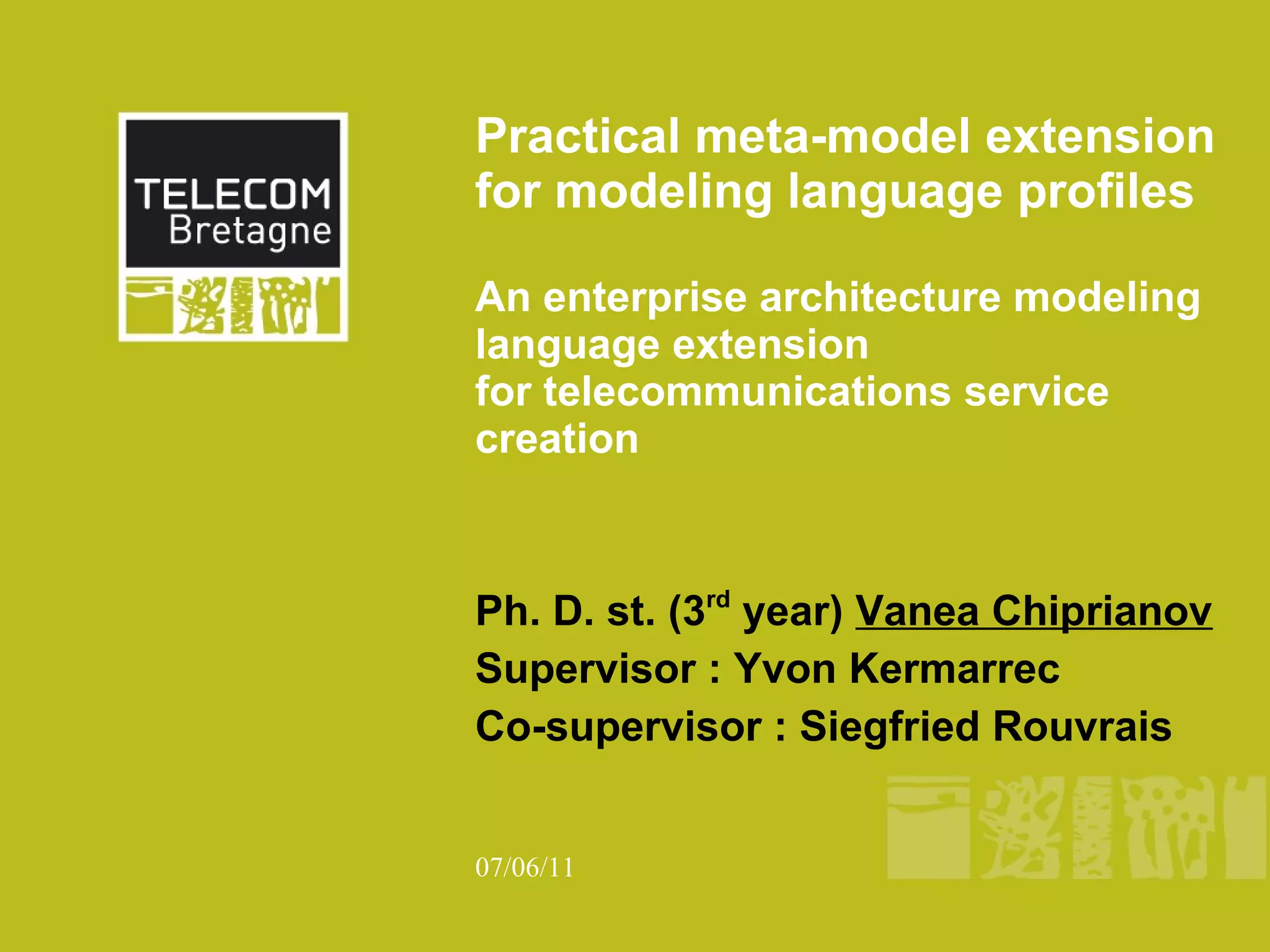 Practical meta-model extension for modeling language proﬁles An ...