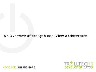 Practical Model View Programming | PPT