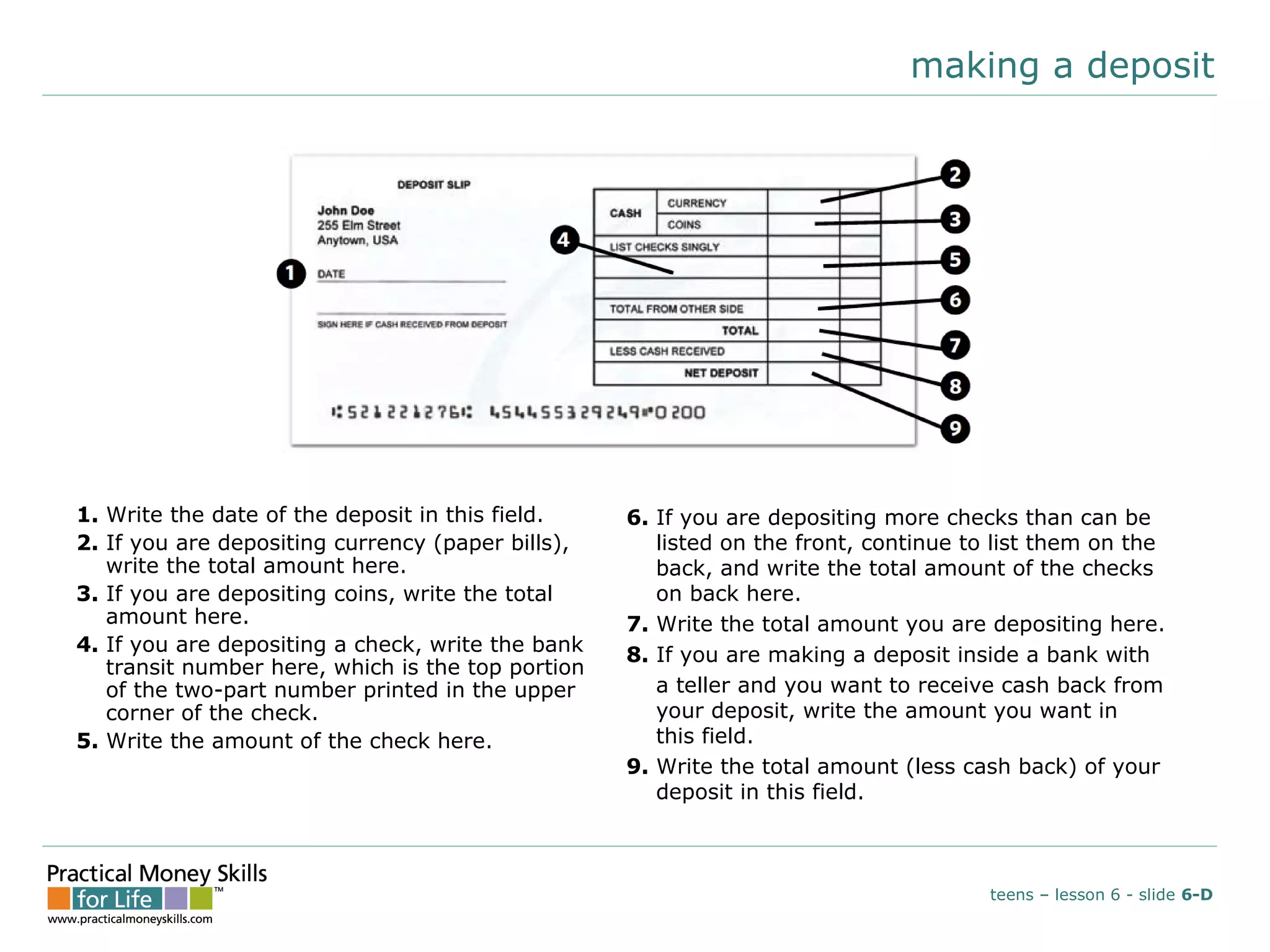 Practical money skills banking | PPT
