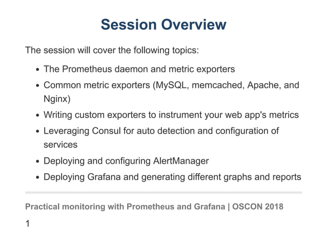 Practical Monitoring With Prometheus And Grafana Presentationpdf
