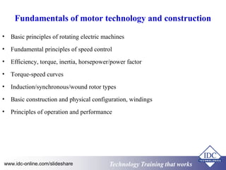 Practical Motor Protection, Control and Maintenance Technologies | PPT