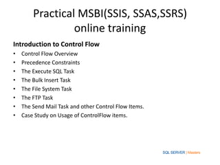 Practical msbi(ssis, ssas,ssrs) | PPTX
