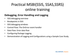 Practical msbi(ssis, ssas,ssrs) | PPTX