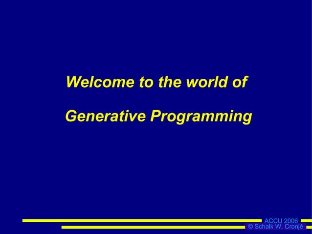 Practical Multi Language Generative Programming Pdf
