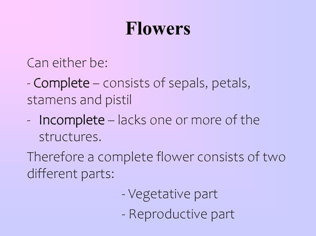 Practical no.2 REPRODUCTIVE PARTS OF AFLOWER.ppt | Infertility ...