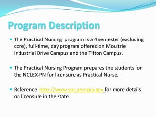 Practical nursing power point presentation | PPTX