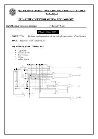 Digital Logic & Computer Architecture Practical Book by Yasir Ahmed ...