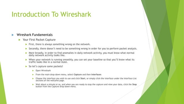 Practical Packet Analysis: Wireshark | PPTX