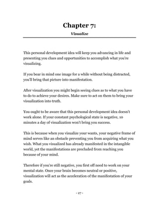 Practical Personal Development | PDF