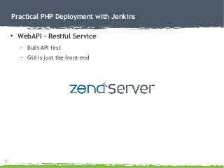 Practical PHP Deployment with Jenkins | PPT