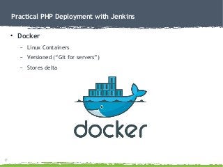Practical PHP Deployment with Jenkins | PPT