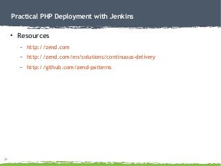 Practical PHP Deployment with Jenkins | PPT