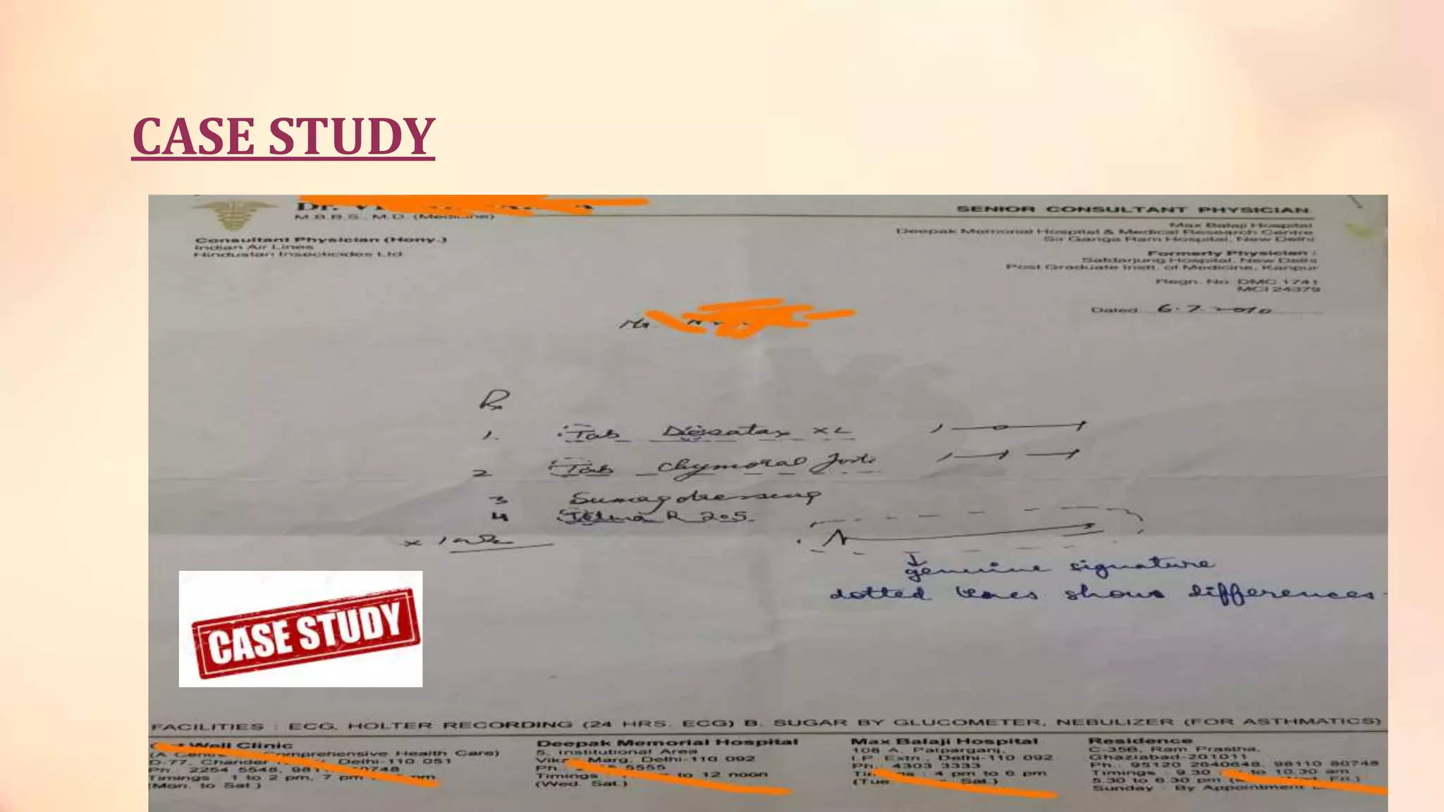 Forensic Question Document Examination, | PPTX