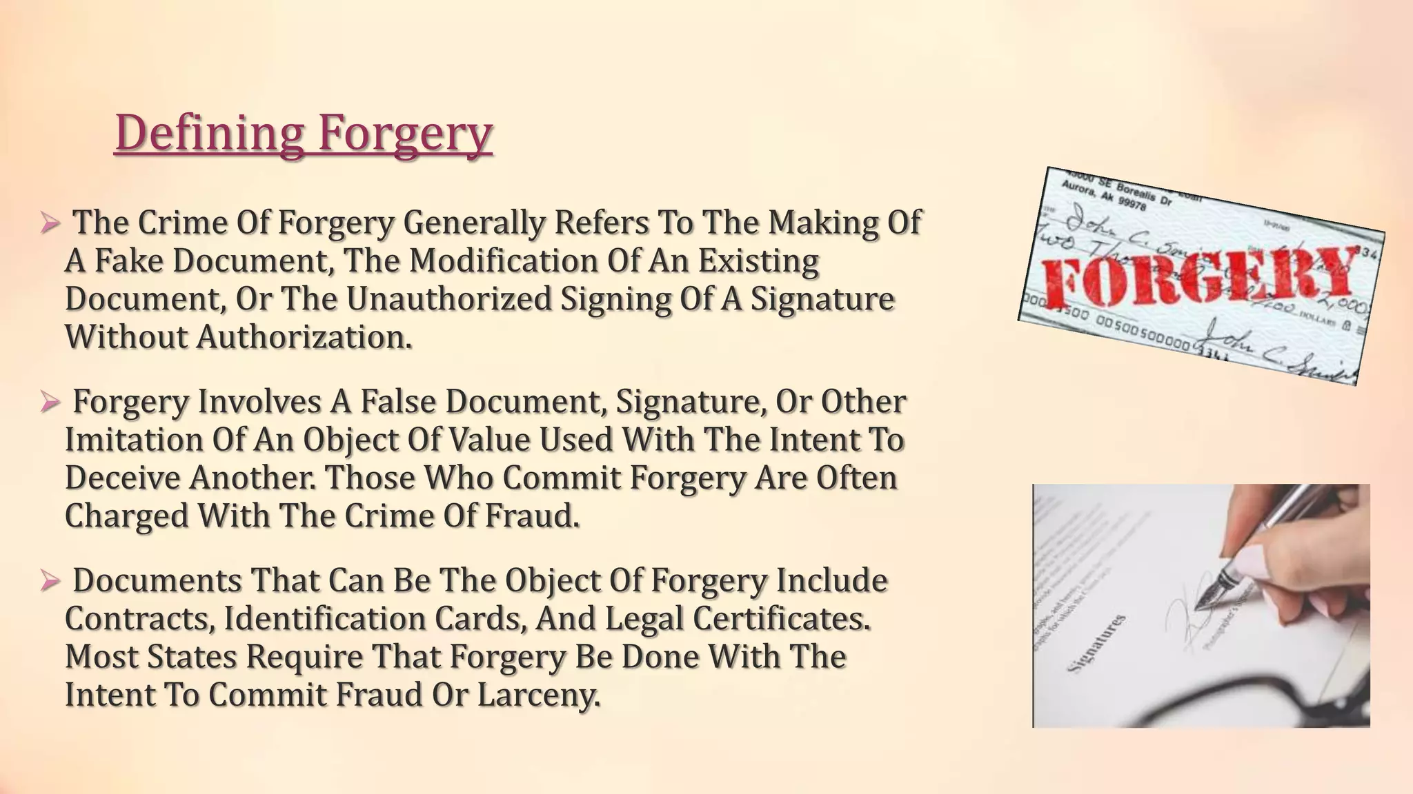 Forensic Question Document Examination, | PPTX