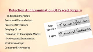 Forensic Question Document Examination, | PPTX | Crime & Harmful Acts ...