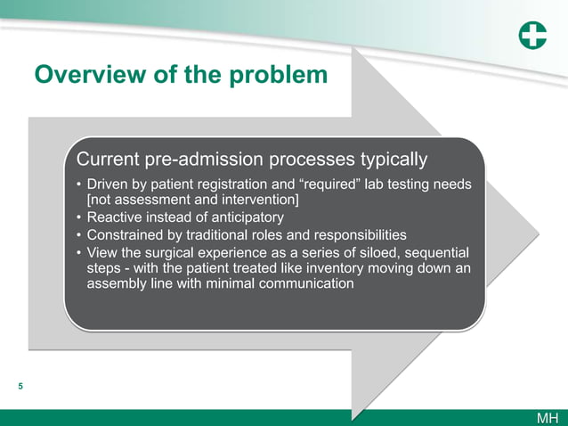 PowerPoint: Practical Approaches to Improving Patient Pre-Op ...