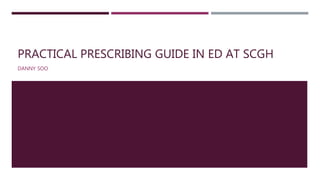 Practical Prescribing Guide | PPTX