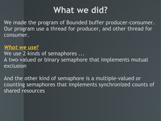 Practical presentation | PPT