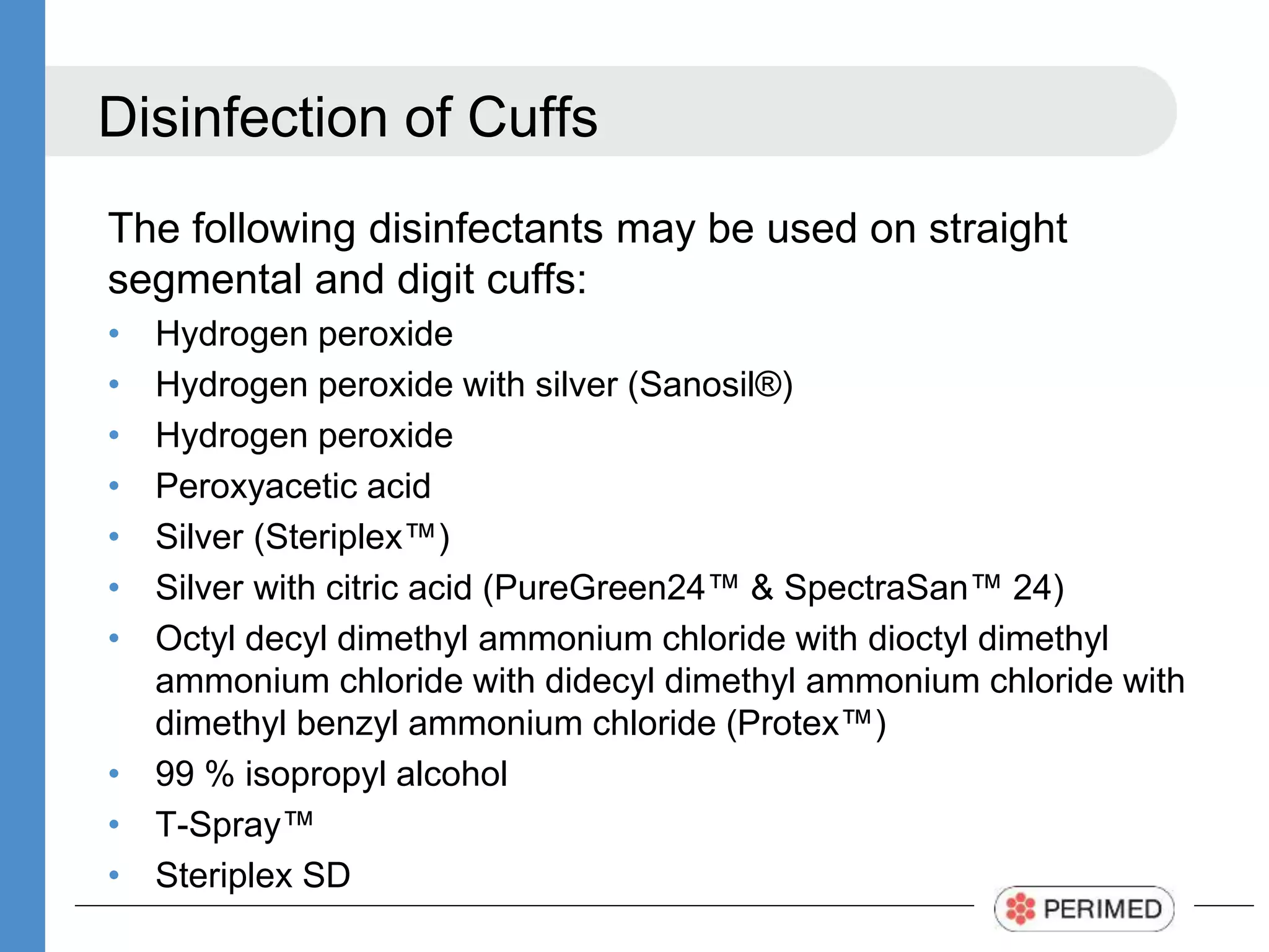 Maintenance and calibration of laser Doppler probes and pressure cuffs ...