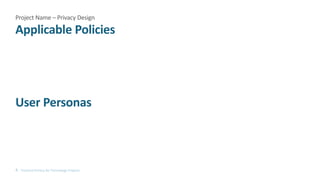 Template for Privacy Design of Tech Projects | PPTX