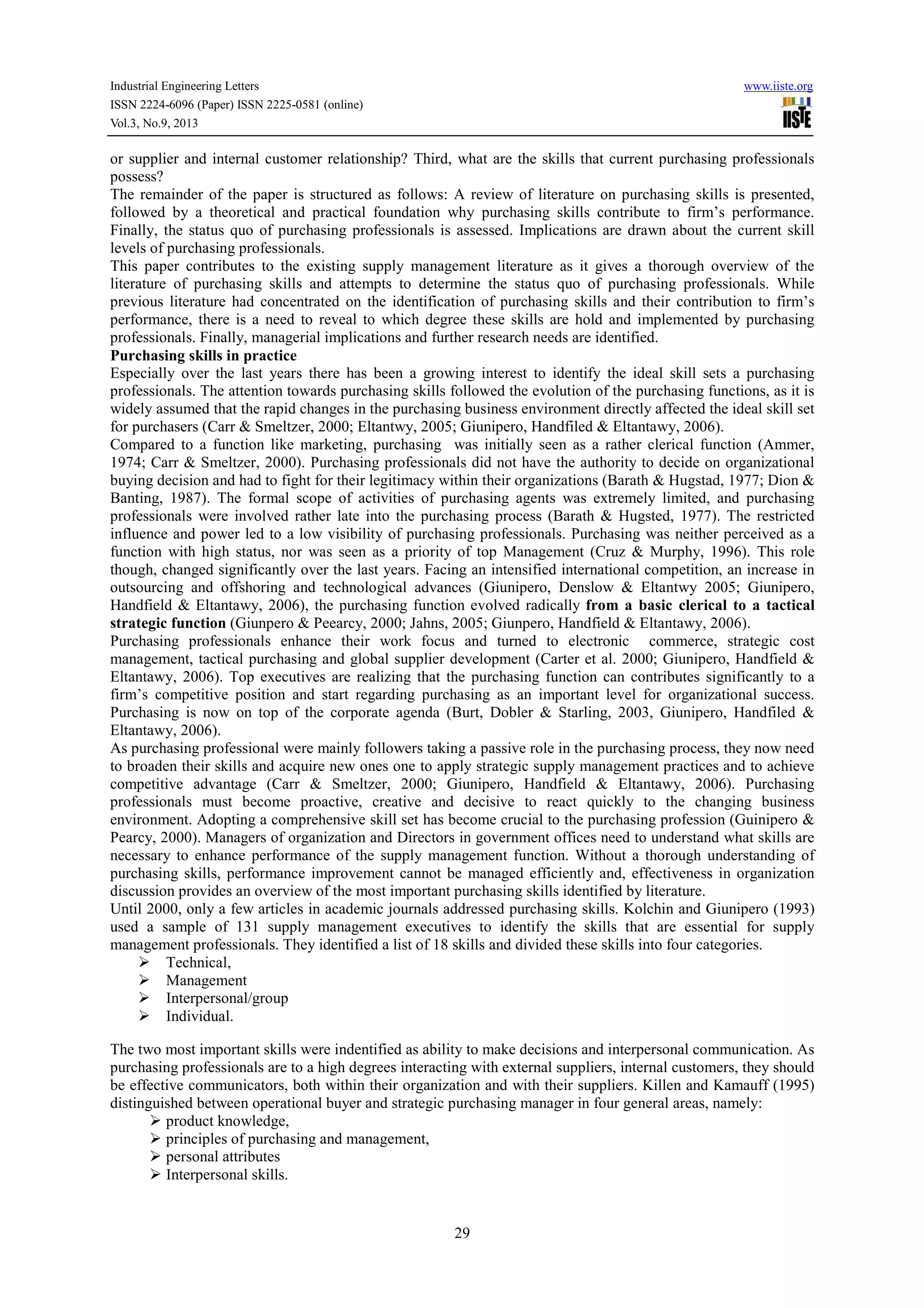 Practical procurement skill, theory and techniques | PDF