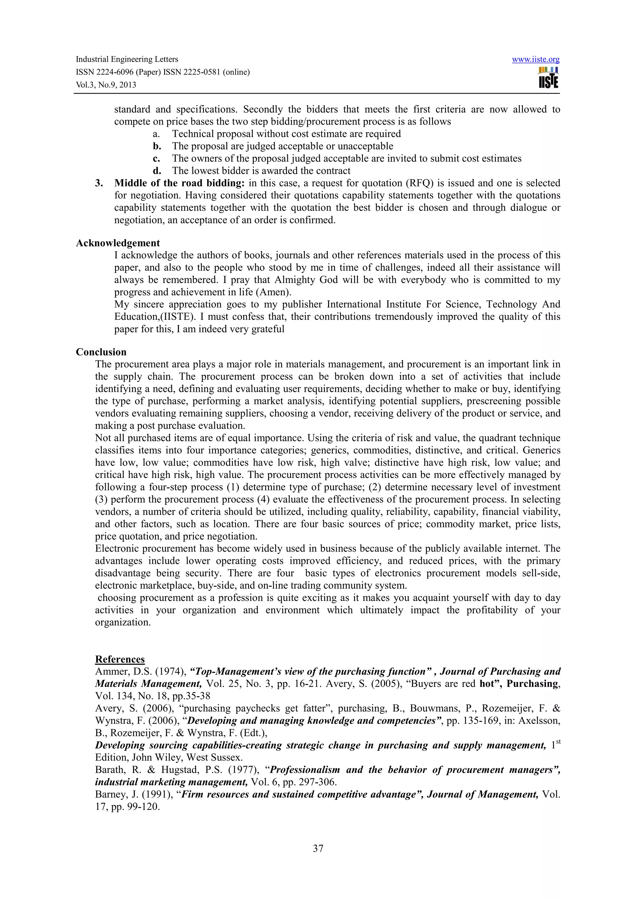 Practical procurement skill, theory and techniques | PDF