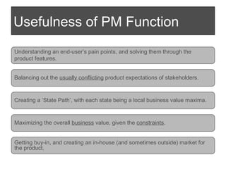 Practical Product Management for new Product Managers | PPT