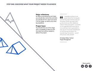 The six step guide to practical project management | PDF