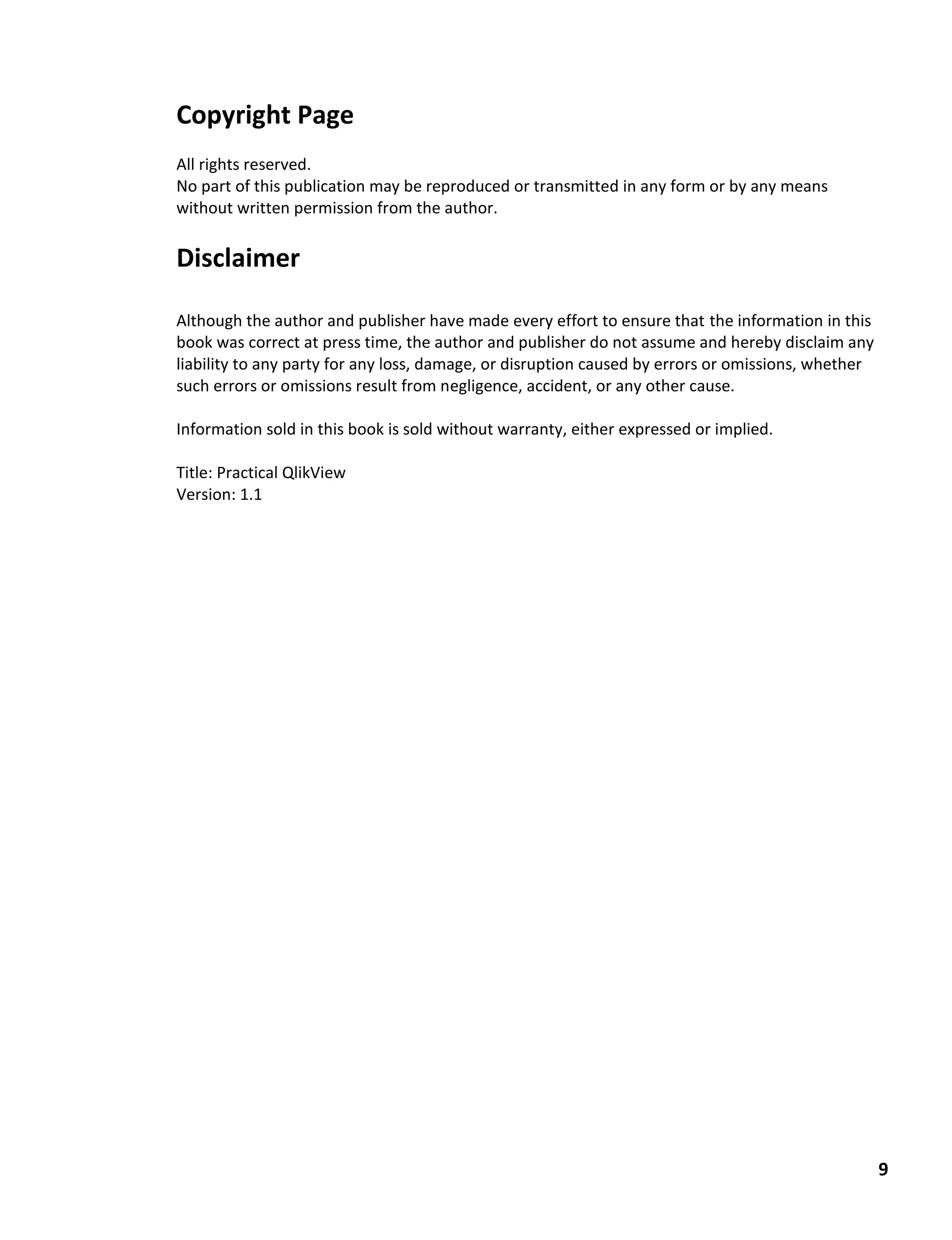 Practical qlikview 25 page sample | PDF