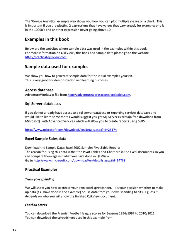 Practical qlikview 25 page sample | PDF