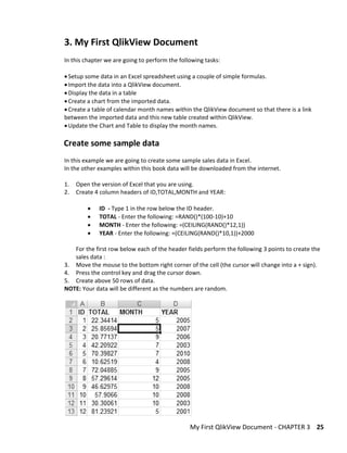 Practical qlikview 25 page sample | PDF