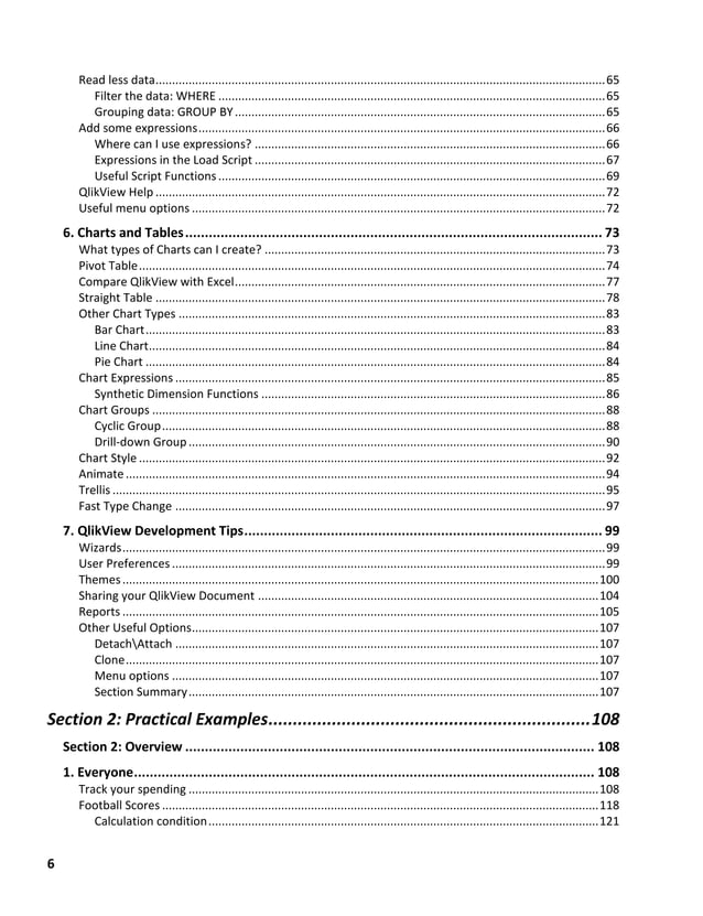 Practical qlikview 25 page sample | PDF