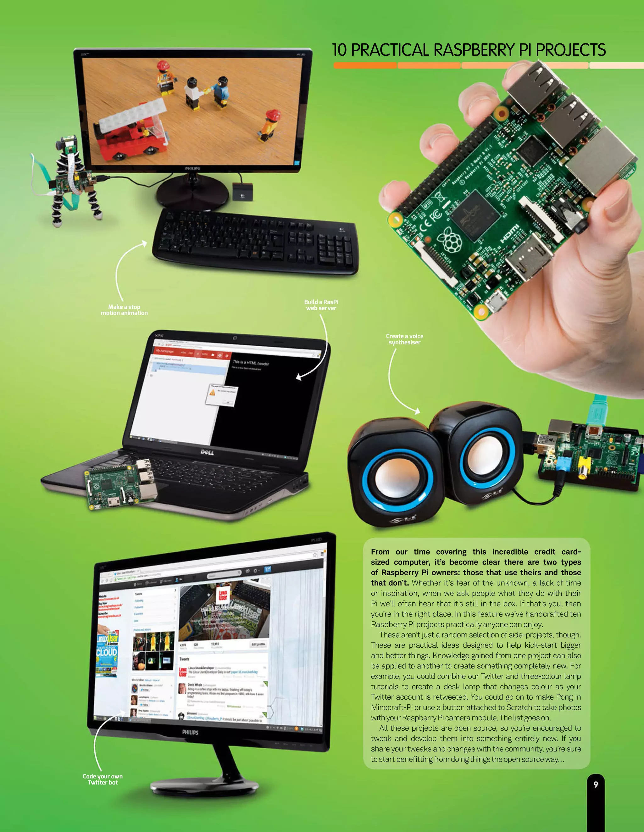 Raspberry pi: Proyectos prácticos de raspberry pi por publicación de imágenes | PDF