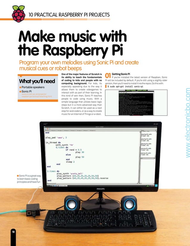 Raspberry pi: Proyectos prácticos de raspberry pi por publicación de imágenes | PDF