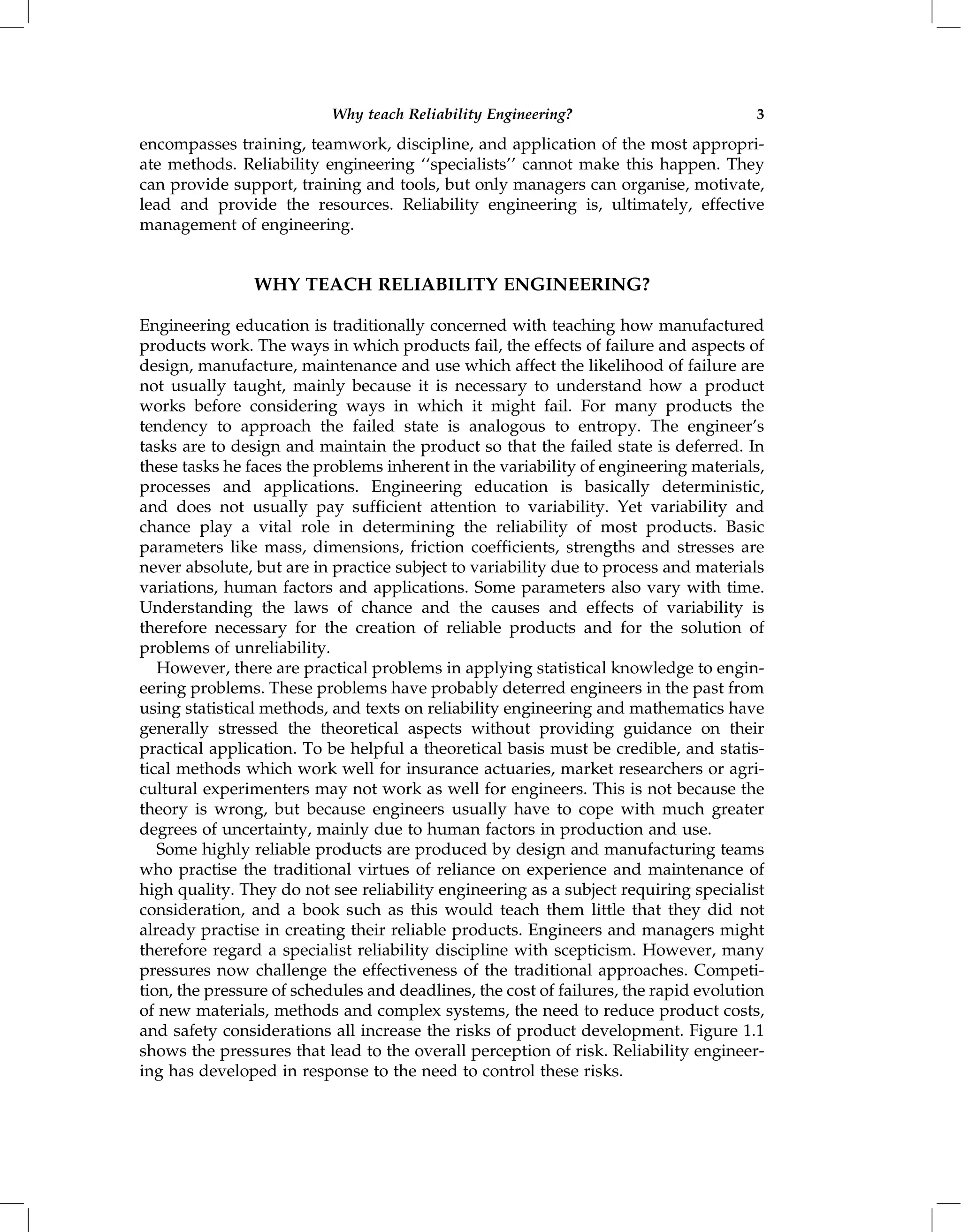 Practical reliability | PDF