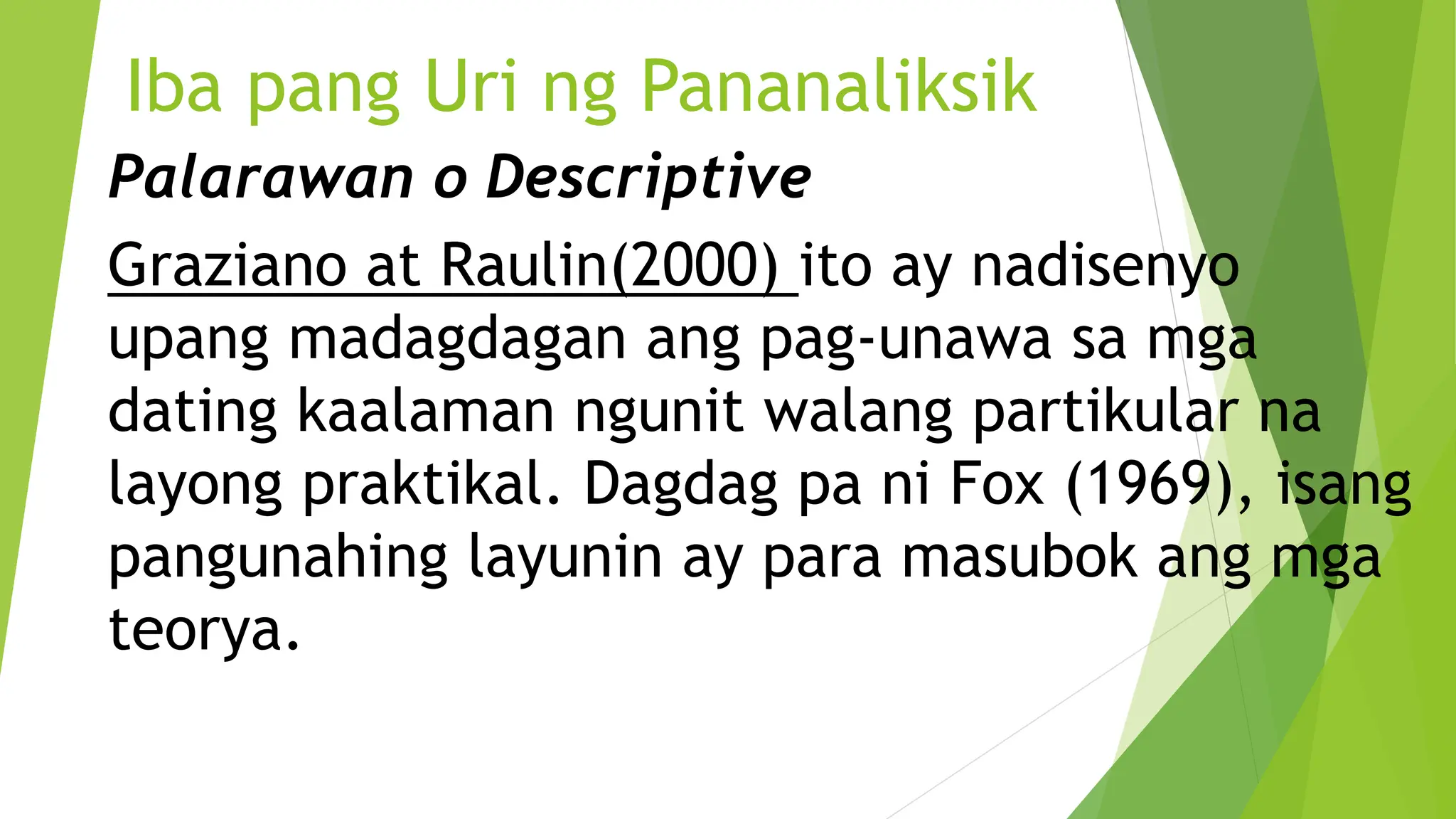Practical Research- iba't ibang kahulugan, katangian, layunin at ...