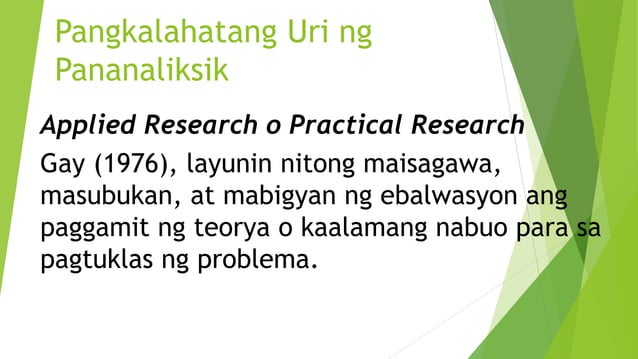 Practical Research- iba't ibang kahulugan, katangian, layunin at ...