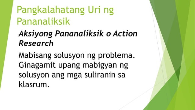 Practical Research- iba't ibang kahulugan, katangian, layunin at ...