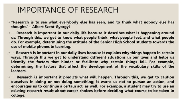 PRACTICAL RESEARCH 1 -lesson 1.pptx | Educational Assessment | Education