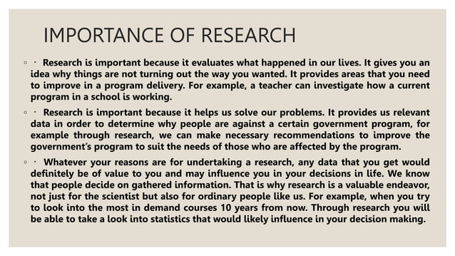 PRACTICAL RESEARCH 1 -lesson 1.pptx | Educational Assessment | Education