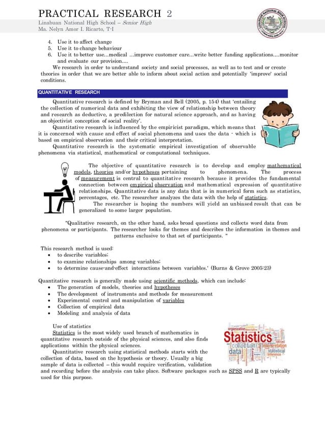 Practical research 2 | PDF