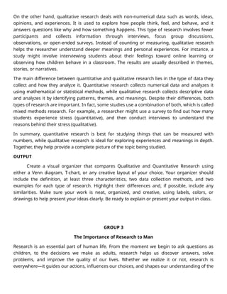 Lesson 1 - Nature and Inquiry of Research | DOCX