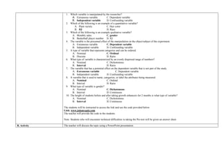 Practical Research 2 - Lesson Plan on Research Variables.docx
