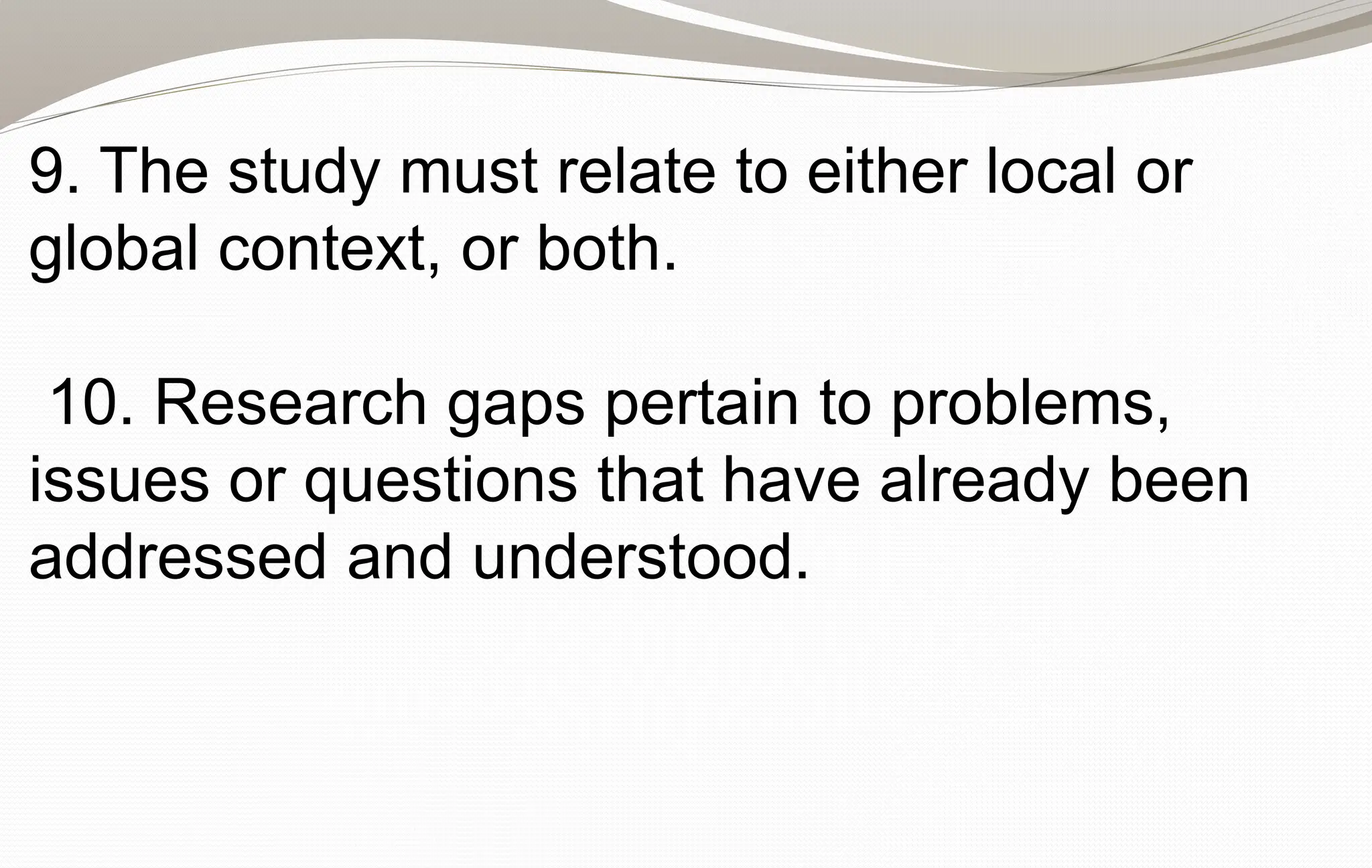 Practical Research 1: Week 5, Rational of the Study | PPTX
