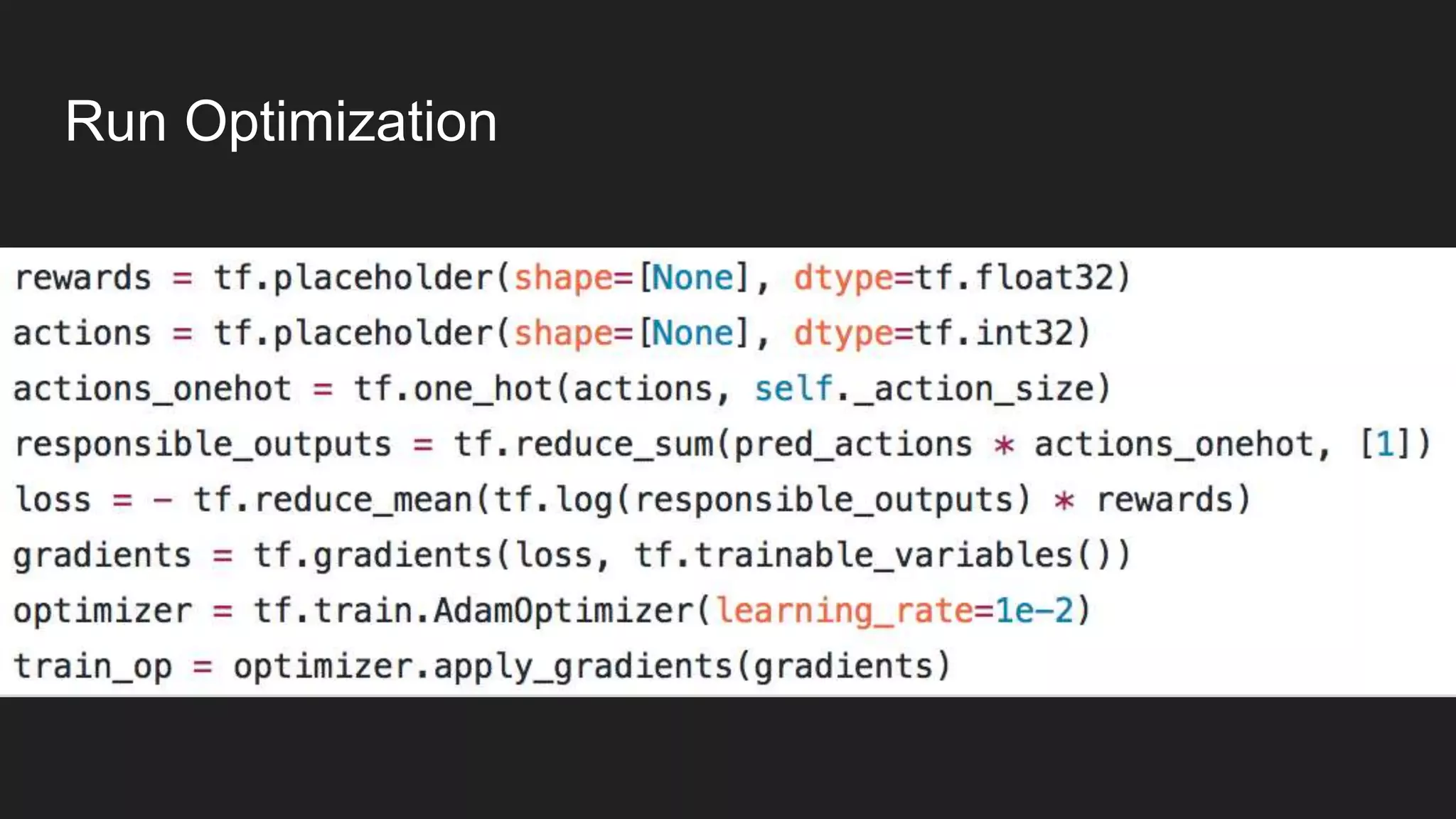 Practical Reinforcement Learning with TensorFlow | PPT
